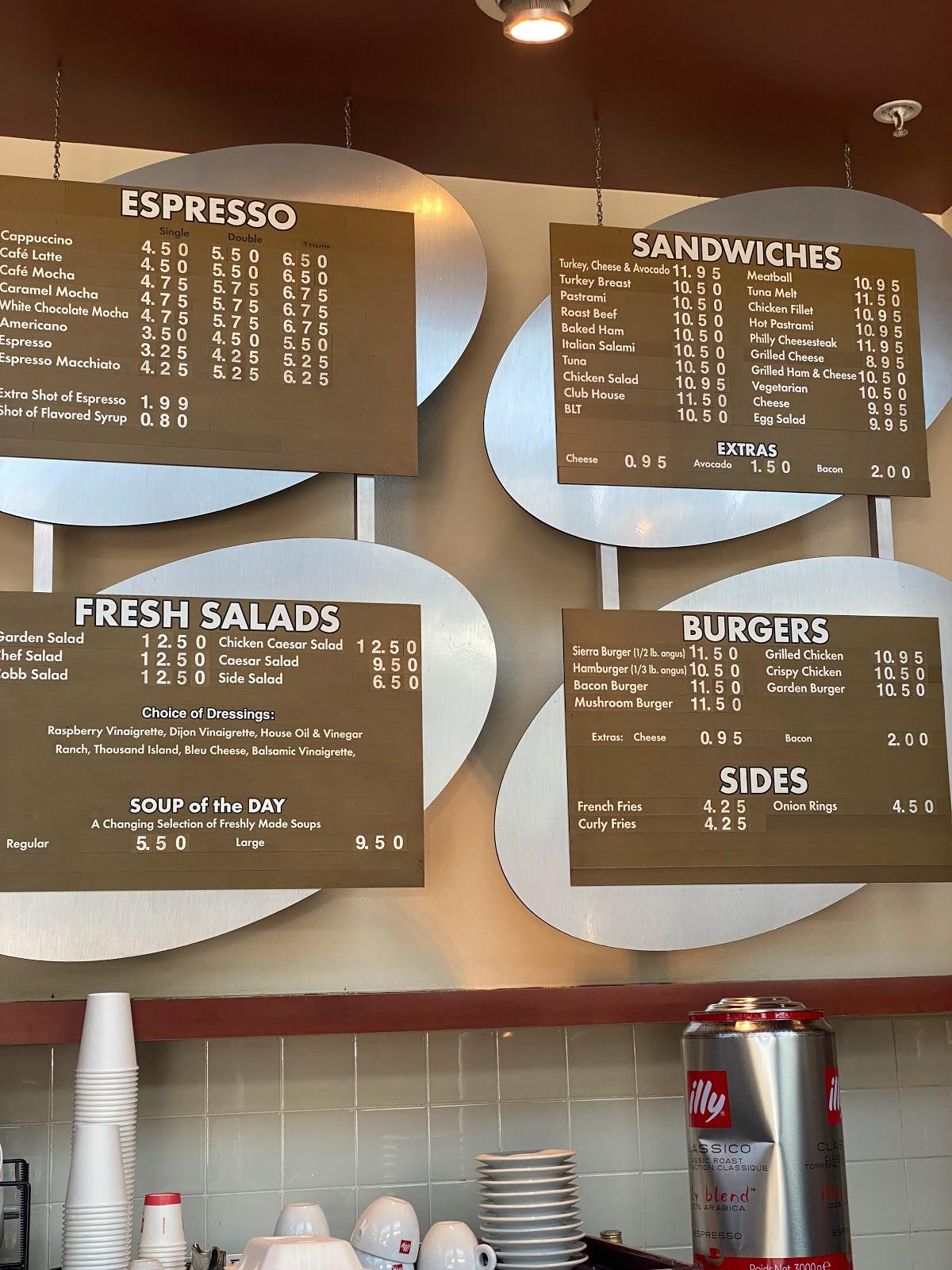 Menu at Sierra Deli & Market restaurant, Oakland