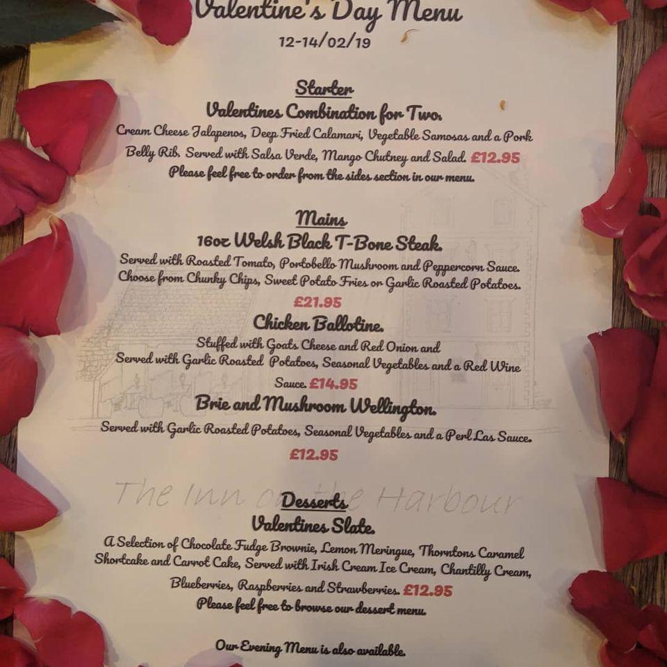 Menu at The Last Inn pub & bar, Barmouth