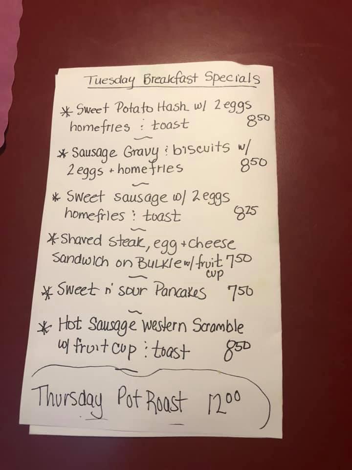 Menu at Hot Stove At Cranberry Valley pub & bar, Harwich