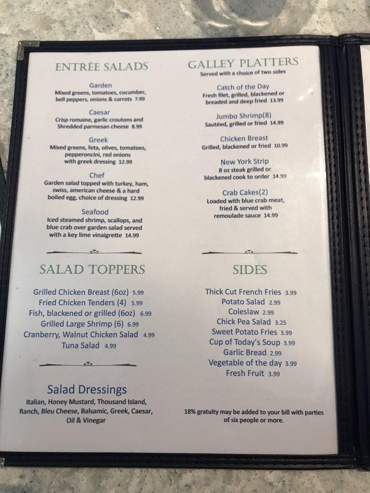 Galley Grille Menu _ Phil’s Galley Grille de Swampscott Carte – VPOTK