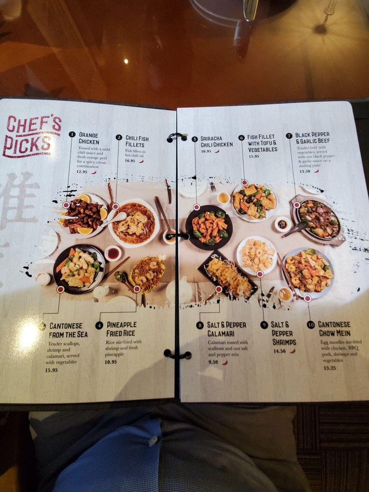 Menu at Magnolia Chinese Cuisine restaurant, Niagara Falls, Lundy's Ln