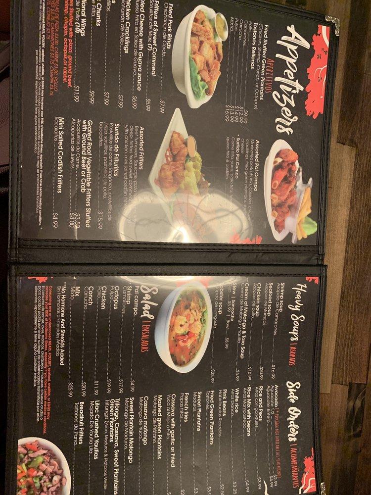 Menu at Pal Campo Restaurant Tampa, Tampa