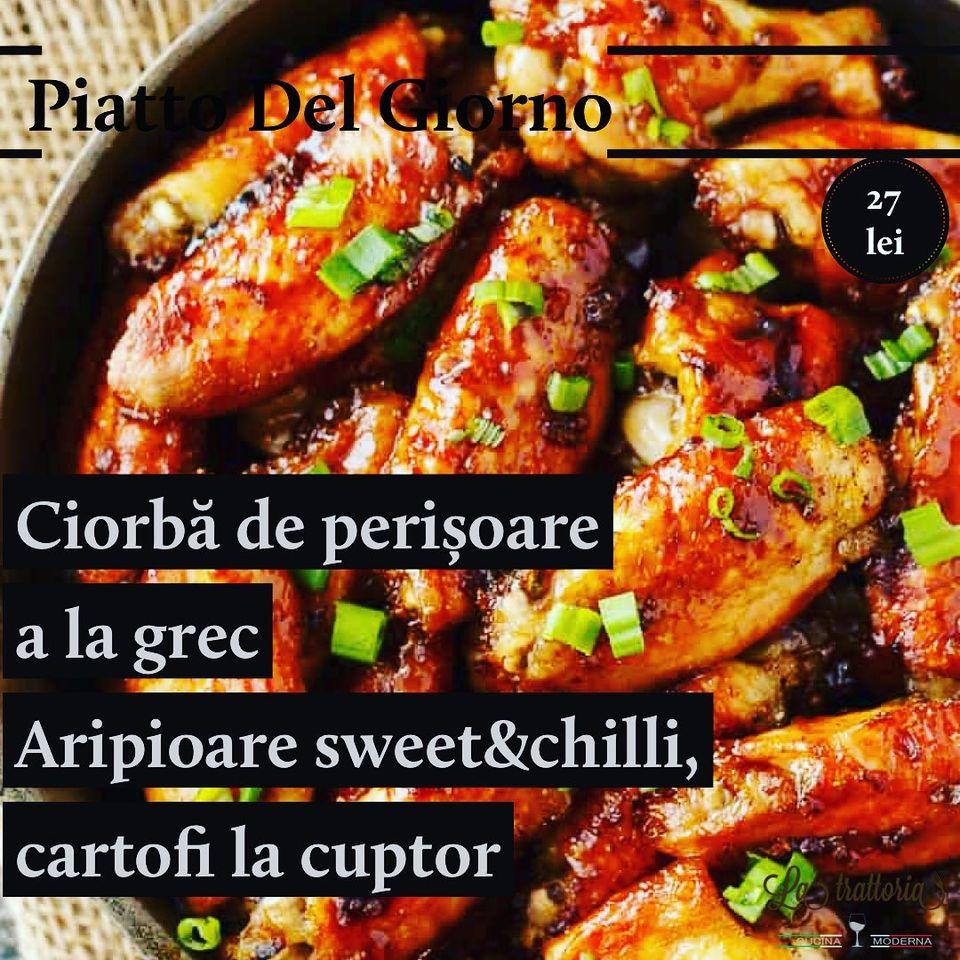 Menu at La Trattoria Cucina Moderna, Timișoara, Strada Vasile Alecsandri 5