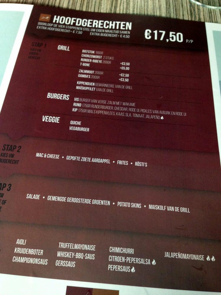 Menu at Encore Bar & Grill, Rotterdam