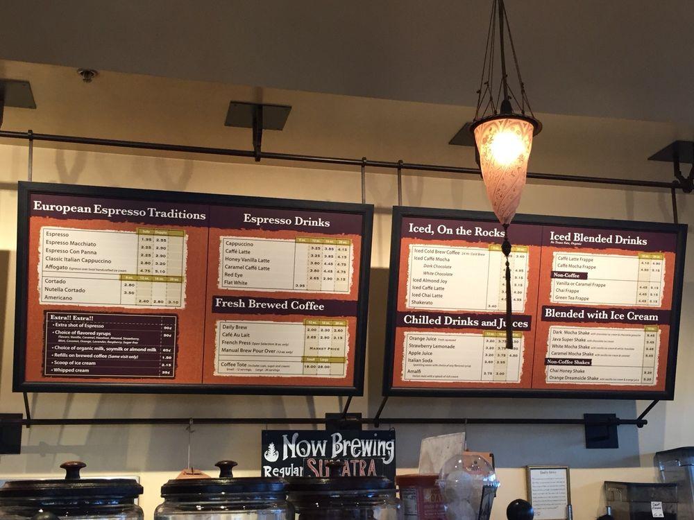 Menu at Kéan Coffee Artisan Roasters cafe, Tustin, Newport Ave Ste 14