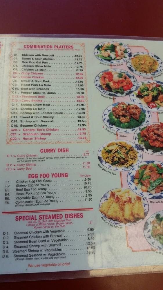 Menu at Kim Wah Restaurant, Bel Air