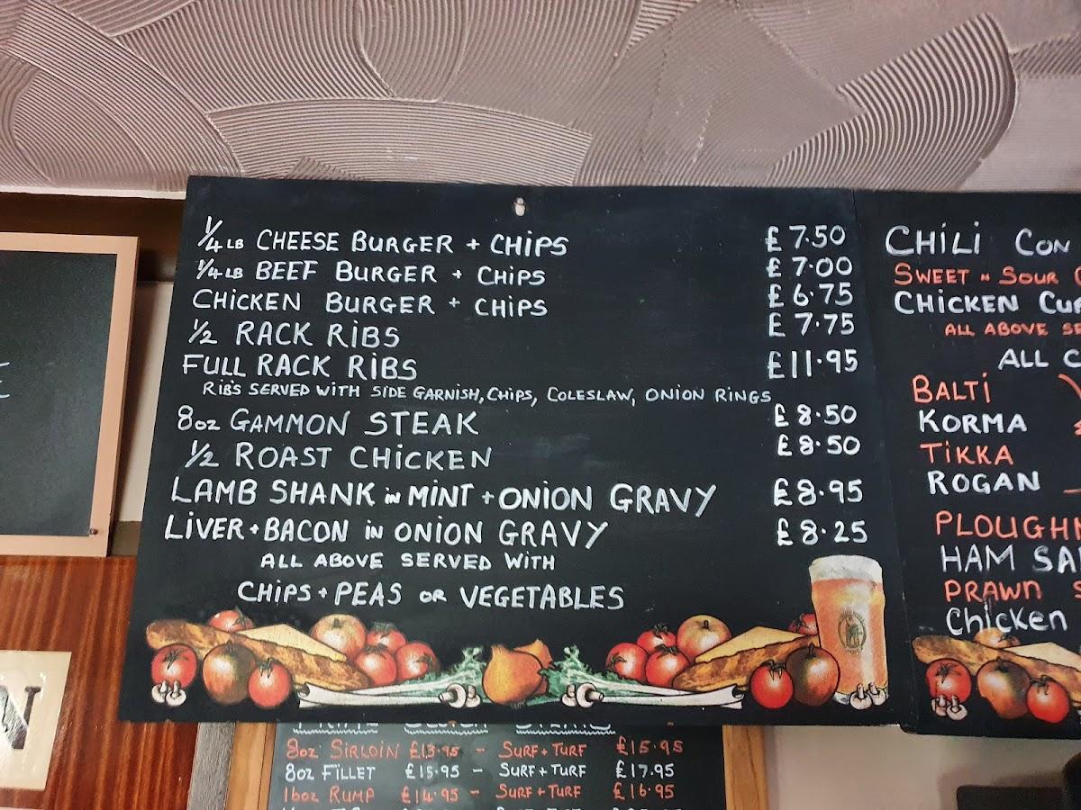 Menu at Silver Sands Pub Heacham, Heacham