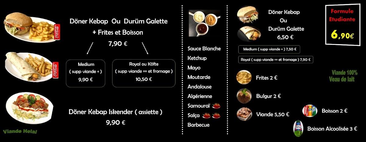 Menu at Restaurant le Pacha Auxerre, Auxerre
