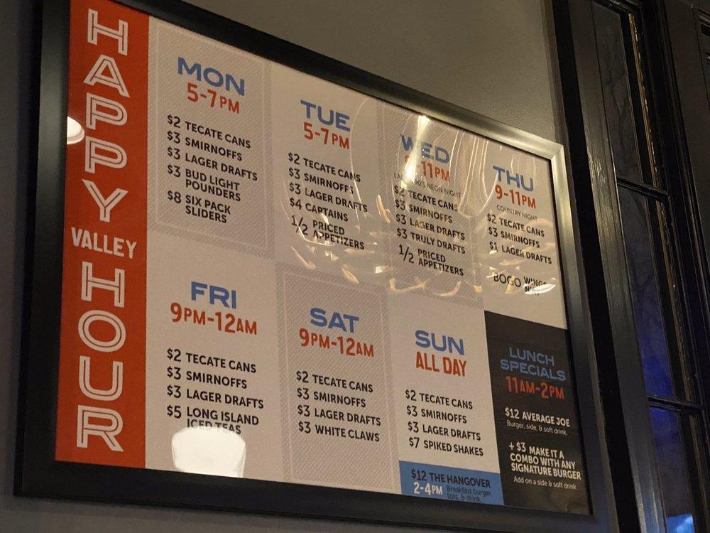 Menu at BRGR pub & bar, State College