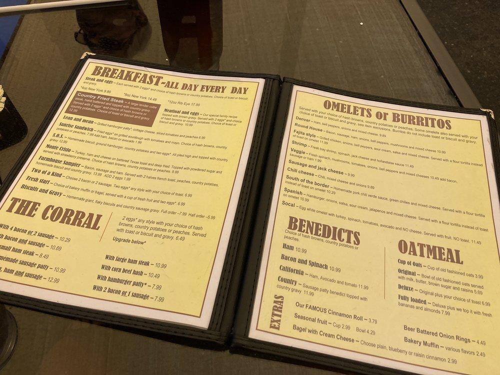 Menu at Ashley's Country Kitchen restaurant, Orangevale
