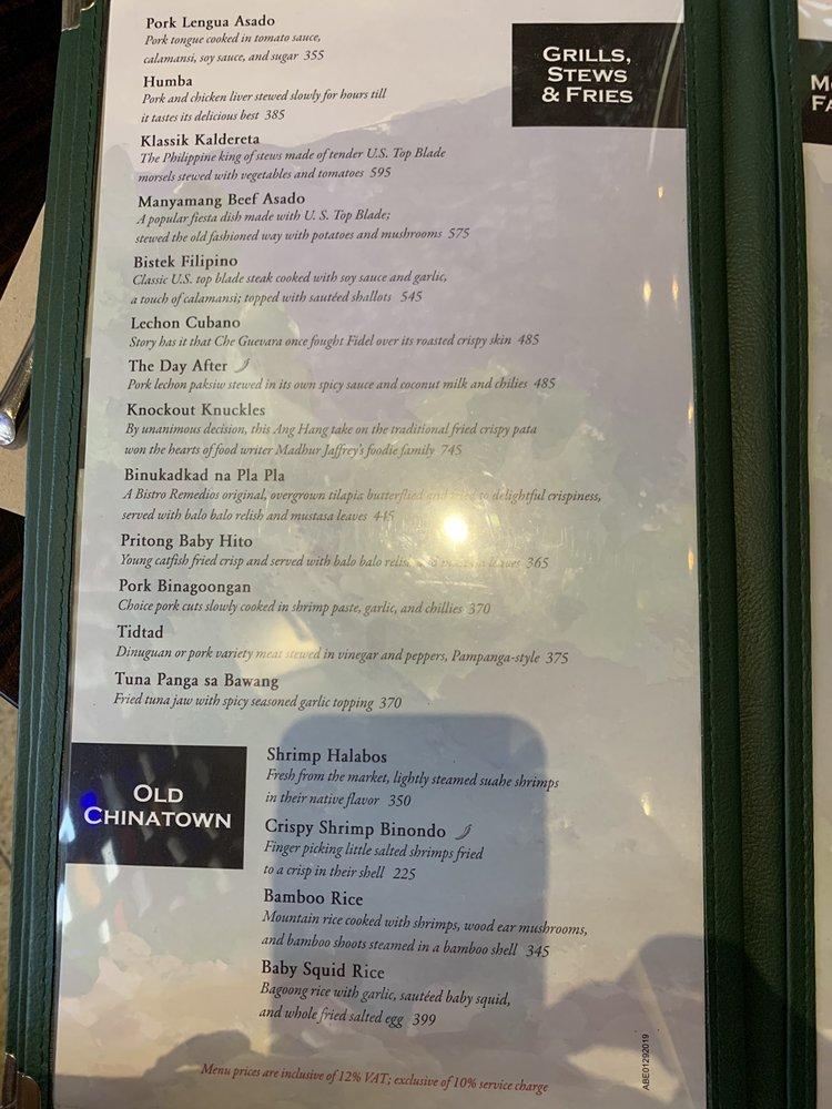 Menu at Abe restaurant, Muntinlupa, C2CH+WMM