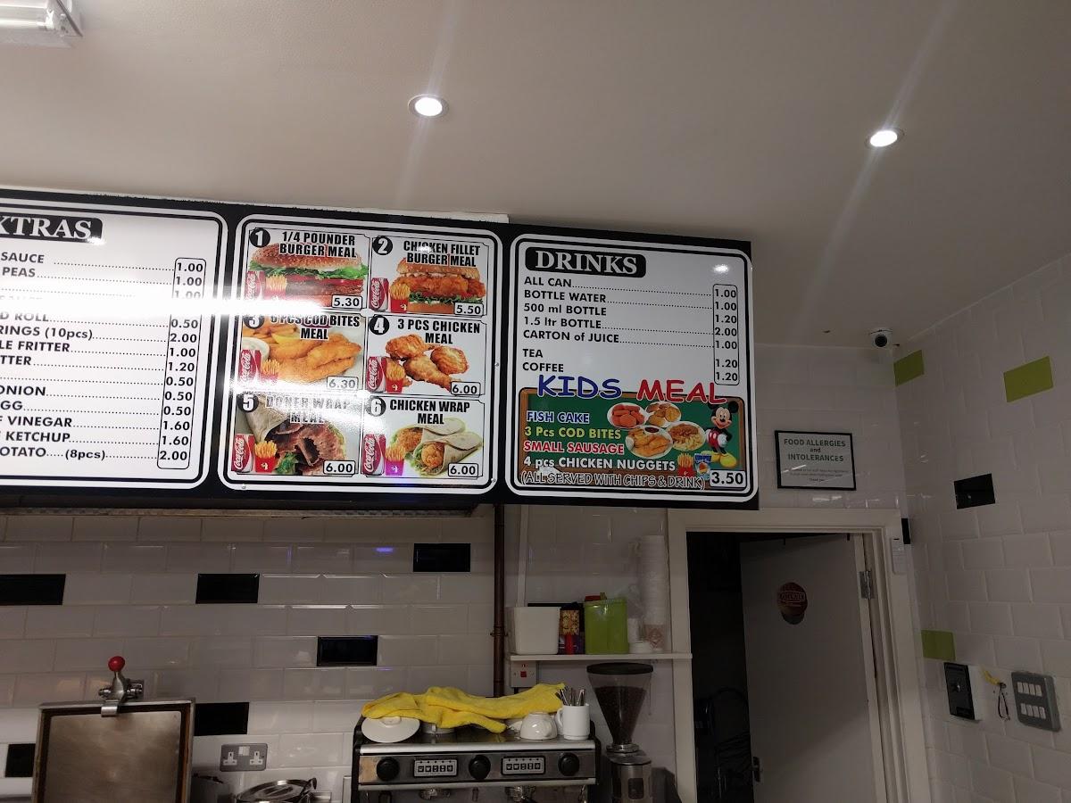 Menu at Mildenhall Fish & Chips fast food, Mildenhall