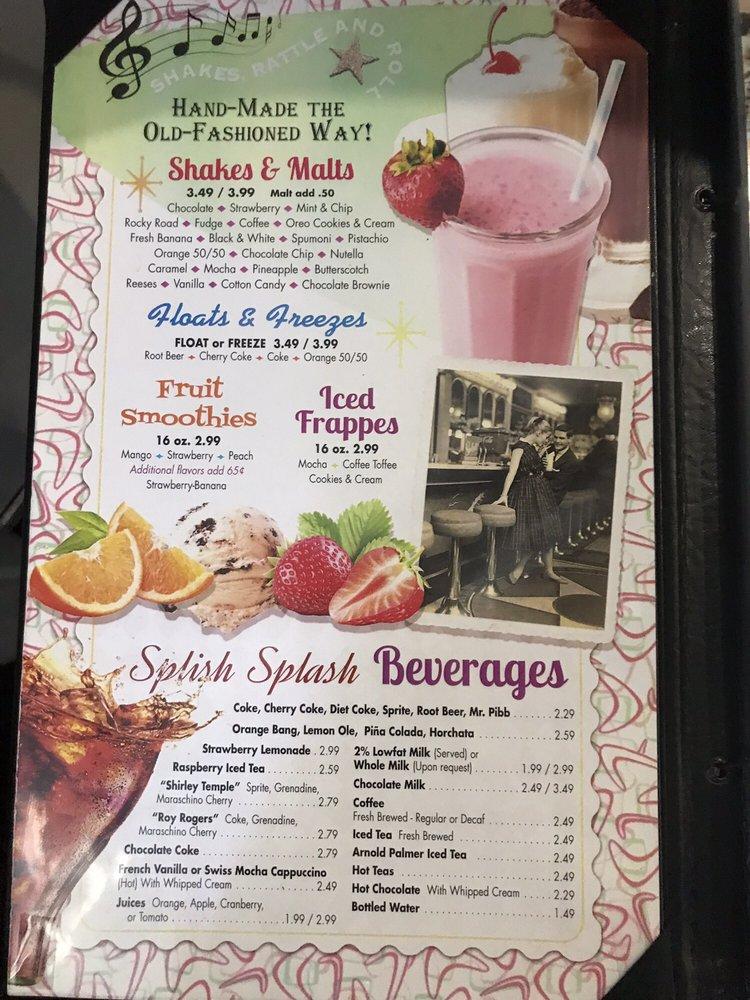 Menu at Beeps Diner restaurant, Simi Valley