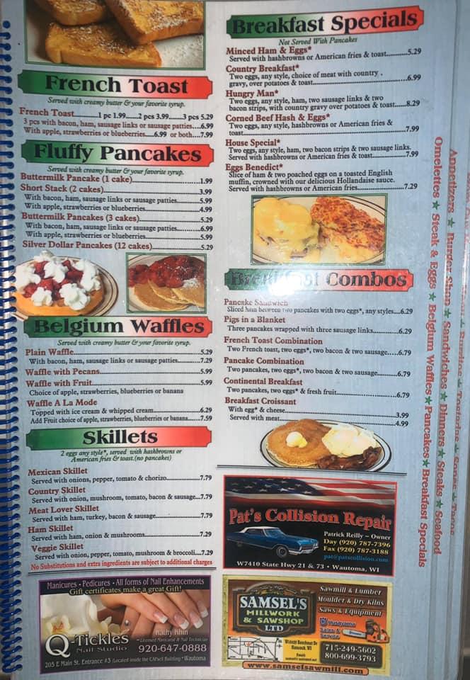 Menu at El Popo Tienda Mexicana restaurant, Wautoma