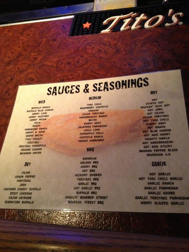 Menu at Pounders Bar & Grill, Cleveland