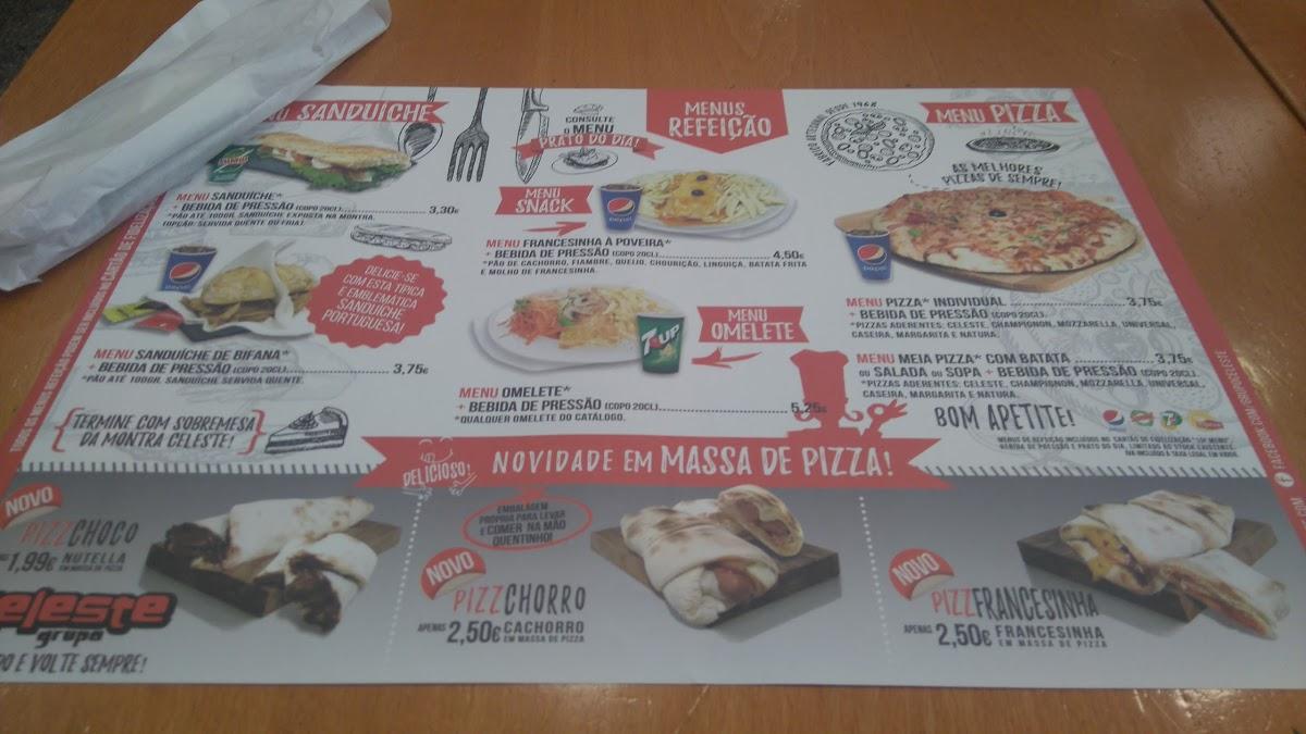 Menu em Grupo Celeste restaurante, Guimaraes, Rua de Gil Vicente