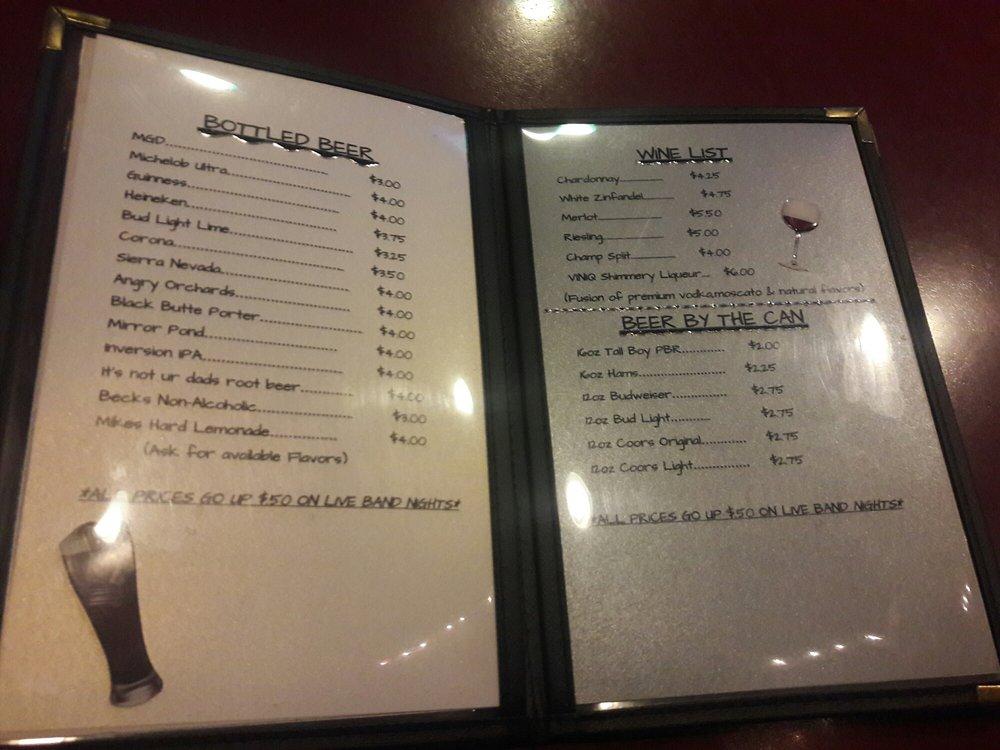 Menu at M & M Restaurant & Lounge, Gresham
