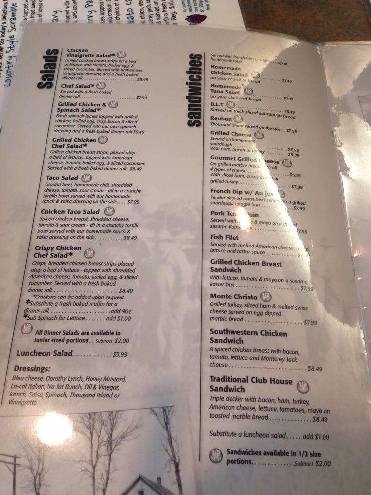 Menu at Summer Kitchen Cafe, La Vista, Giles Rd