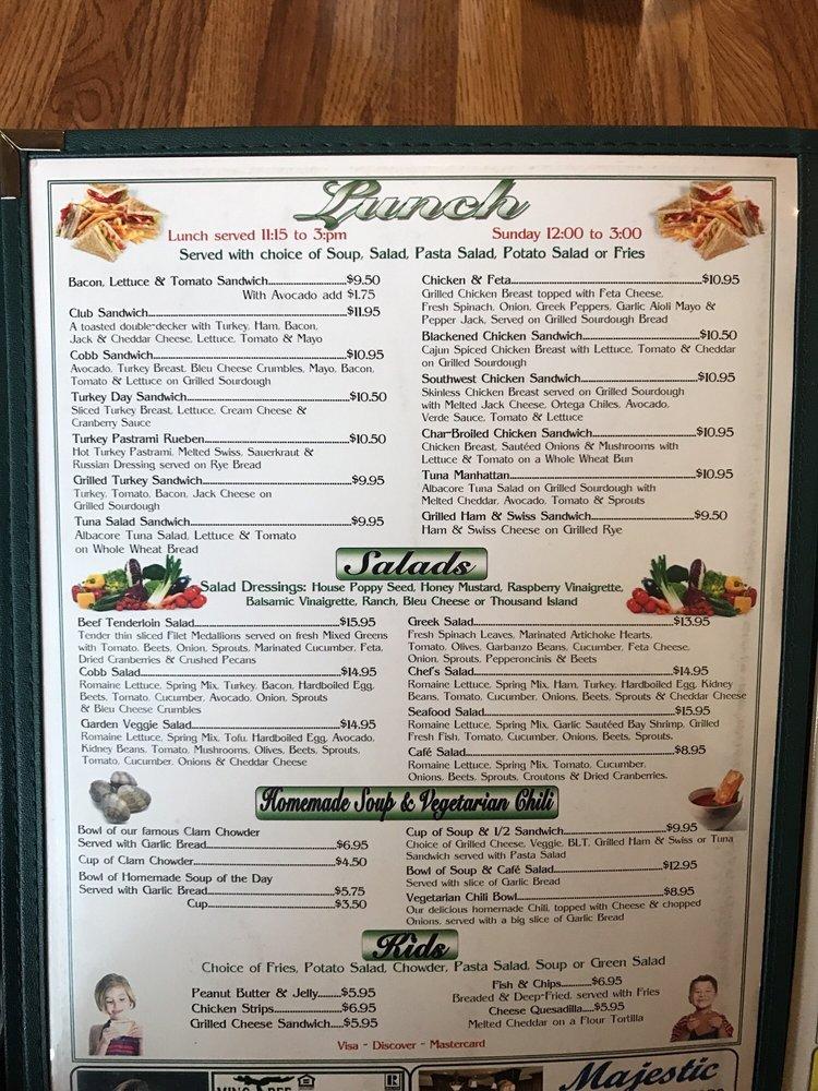 Menu at Good Harvest Cafe, Crescent City