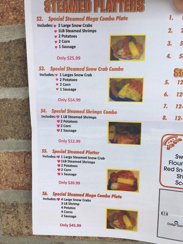 Menu at Old Country Seafood restaurant, Hurley