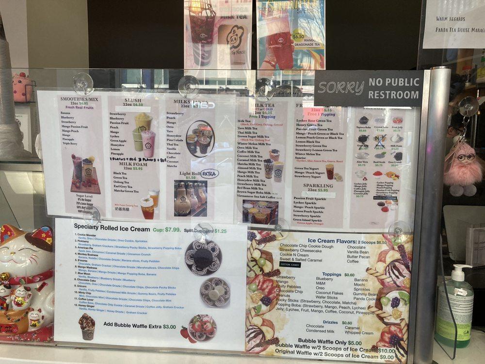 Menu at Panda Tea House, Oxon Hill