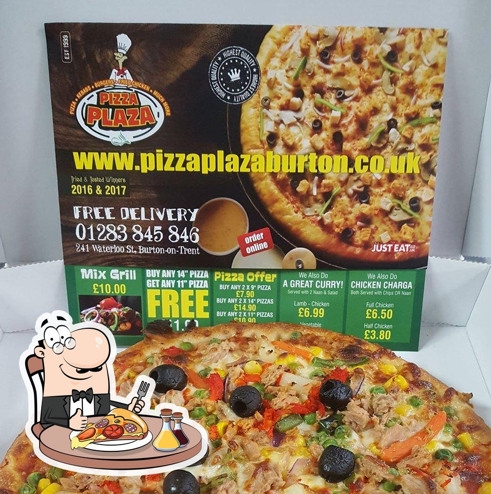 Pizza Plaza, 241 Waterloo St in Burton upon Trent - Restaurant menu and ...