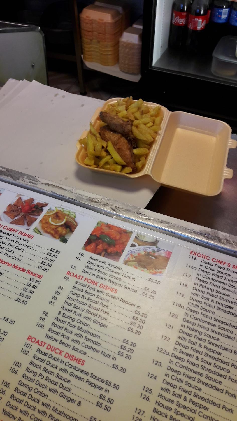Menu at Seawaves restaurant, Ellesmere Port