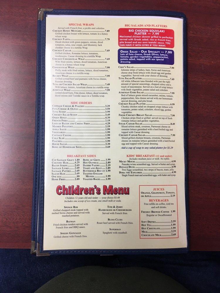 Menu at Southeast Eatery restaurant, Winter Haven