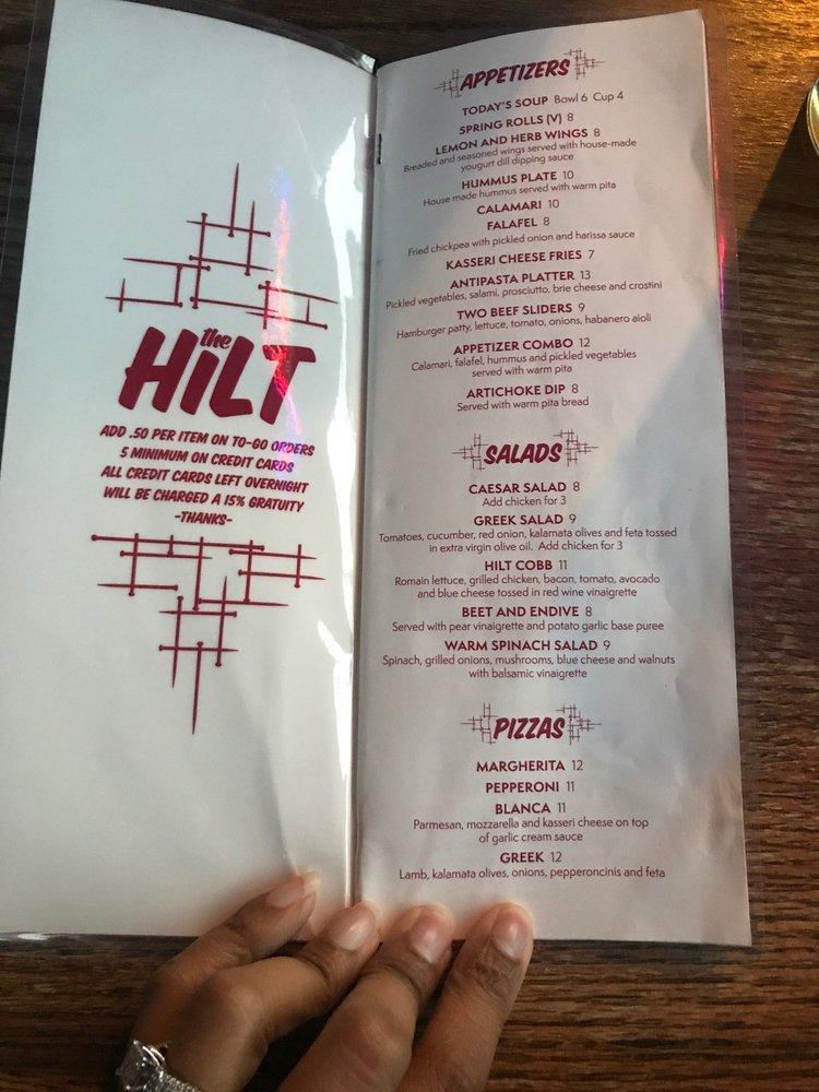 Menu at The Hilt pub & bar, Portland, NE Alberta St