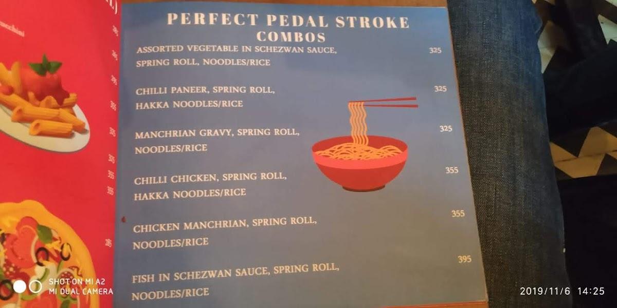 Menu at A Stroke House, Delhi