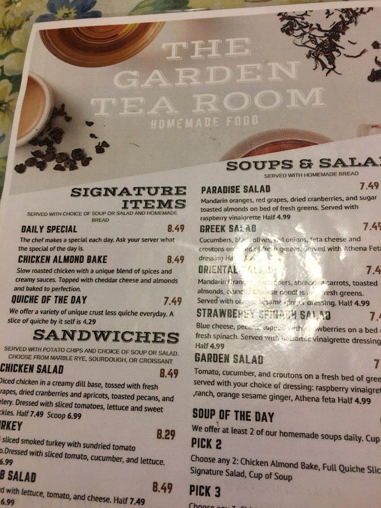 Menu At The Garden Tea Room Hometown Restaurant Rogersville Menu At The Garden Tea Room Hometown Restaurant Rogersville