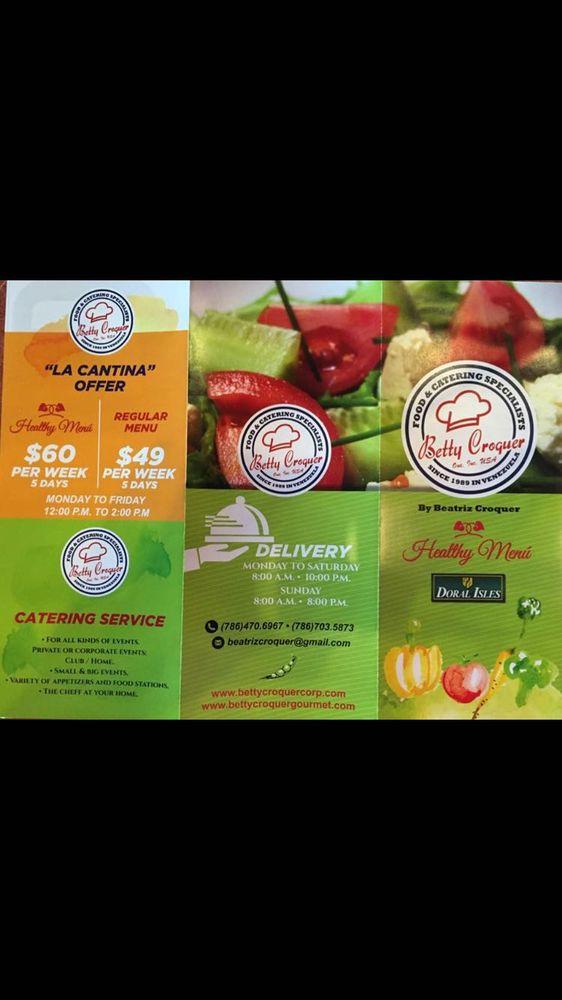Menu at Patio Cafe, Doral