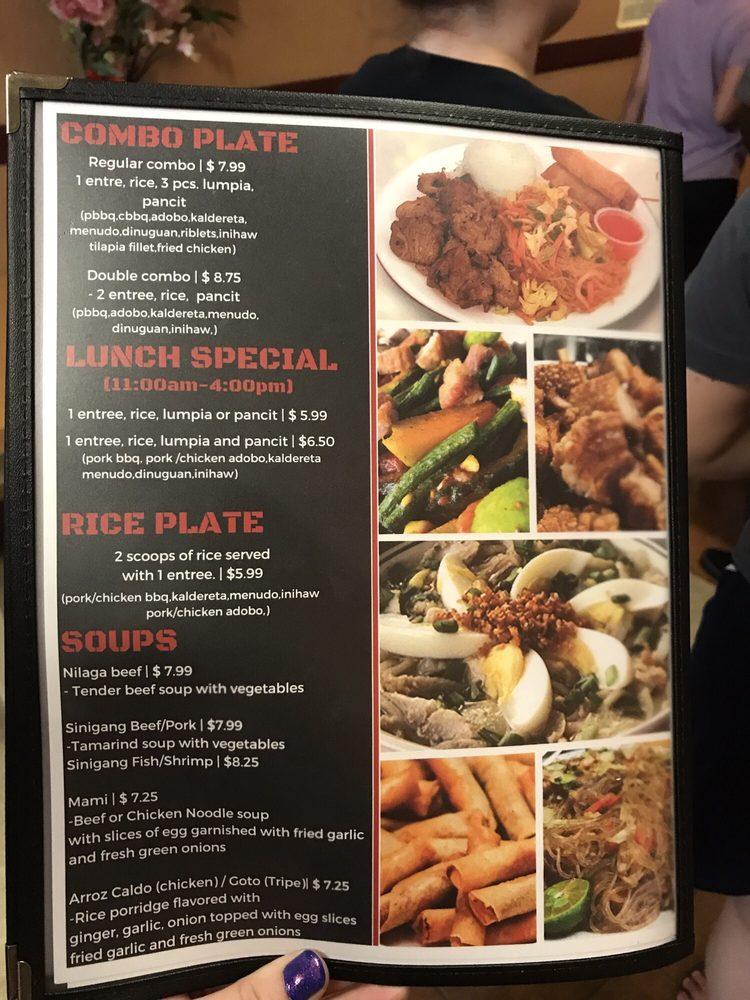 Menu at Best Lumpia BBQ, Stockton, Thornton Rd J