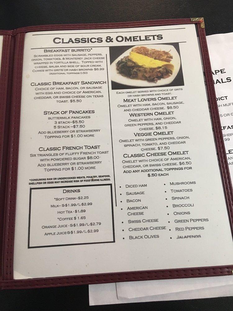 Menu at The Twisted Grape pub & bar, Fayetteville