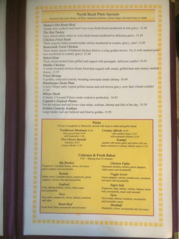 Menu at Tree House Restaurant, Nikiski