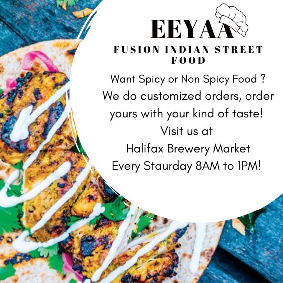 Carta del restaurante Eeyaa Fusion Indian Street Food, Halifax