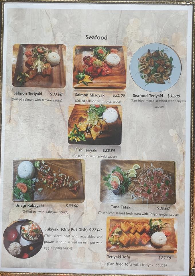 Menu at Tokyo Japanese Restaurant & Sake Bar, Auckland, 3A/372 Rosedale Rd