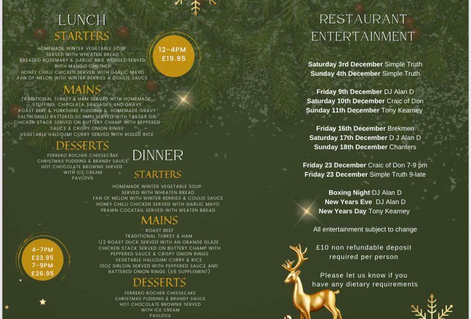 Menu at Wild Duck Inn pub & bar, Portglenone