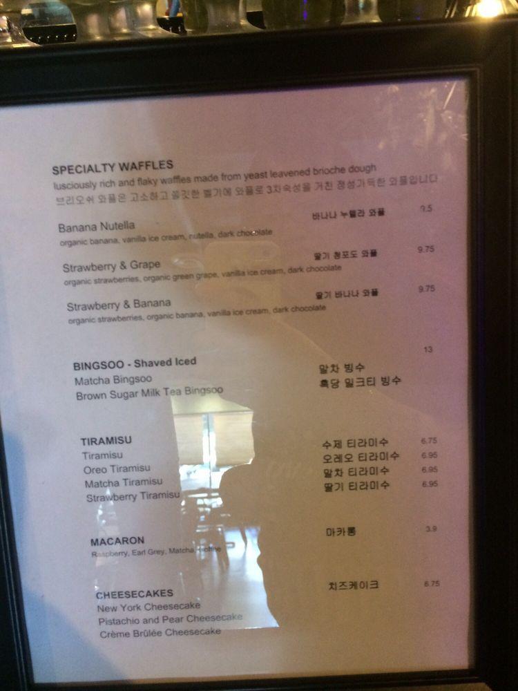 Menu at Hey Hi Hello(H) Cafe & Food, Burnaby