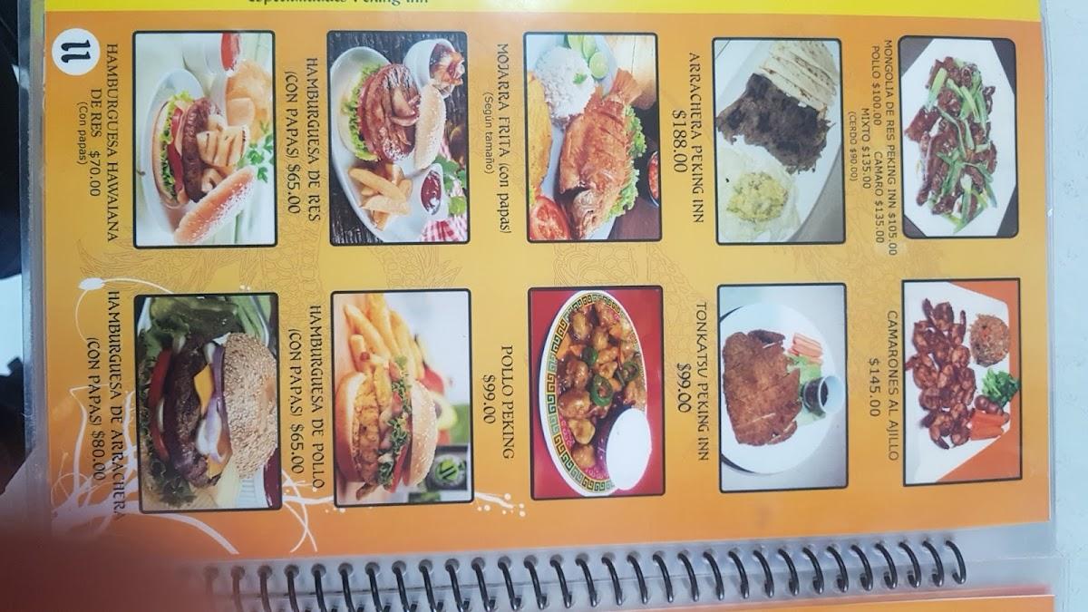 Carta del restaurante Peking Inn, Ciudad Altamirano
