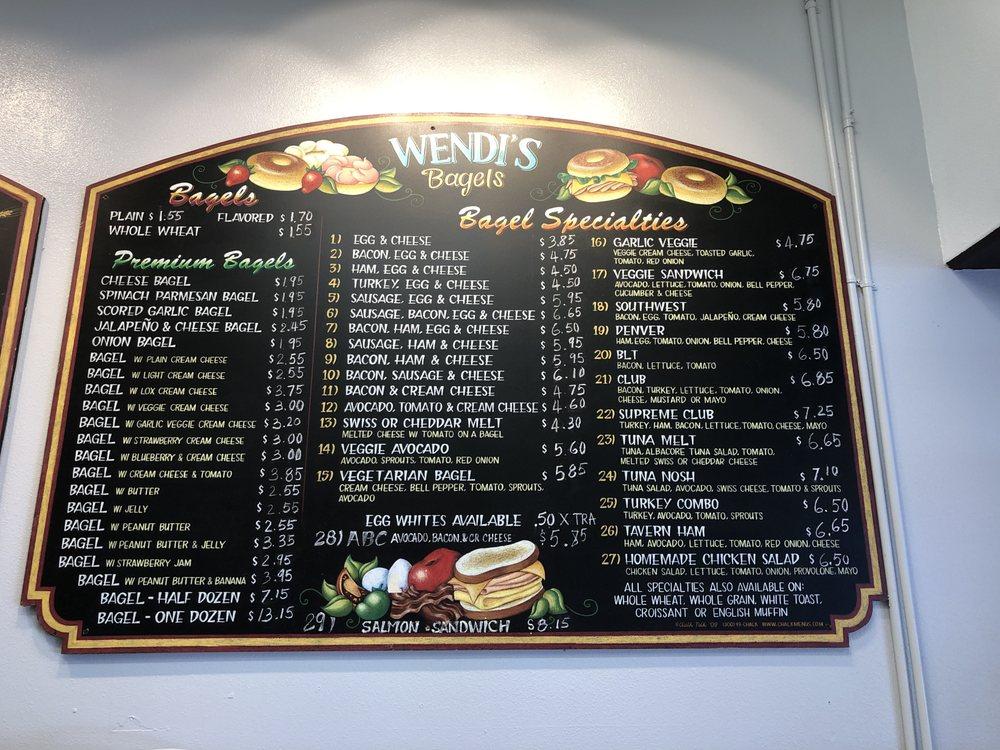 Carta del pub y bar Wendi's Donuts, Rancho Santa Margarita, Oso Pkwy