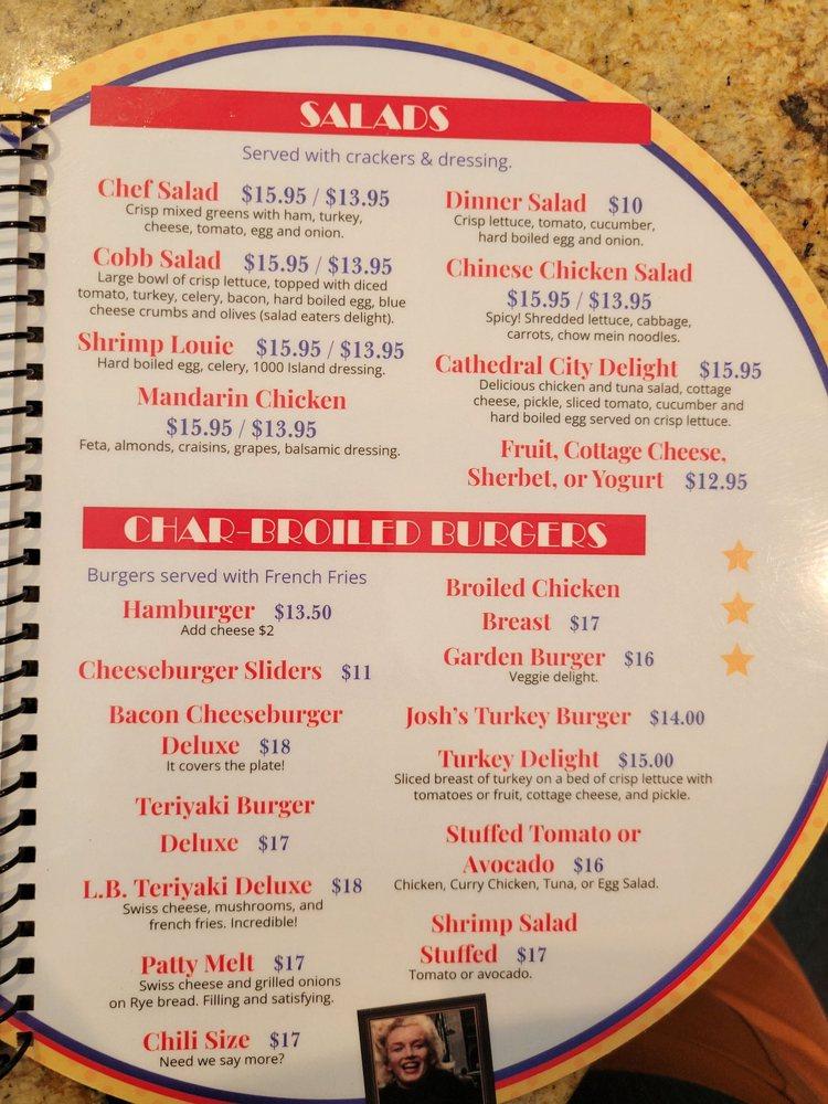 Menu at Michael's Cafe, Cathedral City, Date Palm Dr