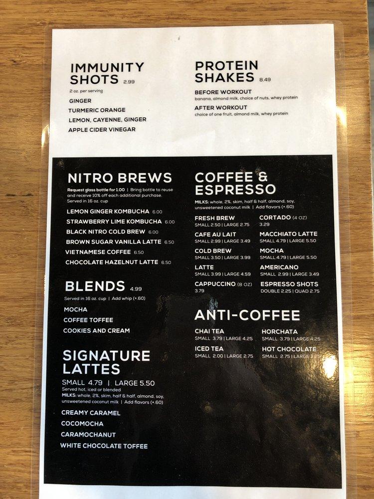 Menu at Town Center Cold Pressed - Norfolk Downtown pub & bar, Norfolk ...
