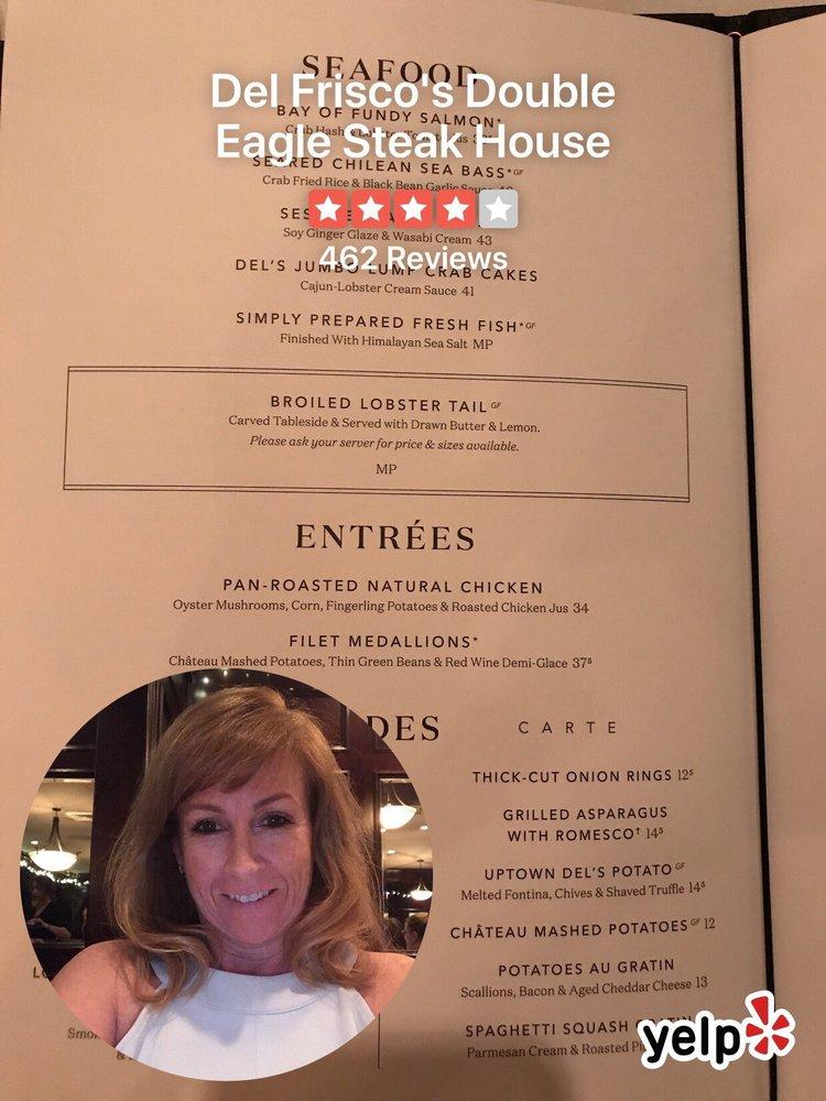 Menu at Del Frisco's Double Eagle Steakhouse, Greenwood Village