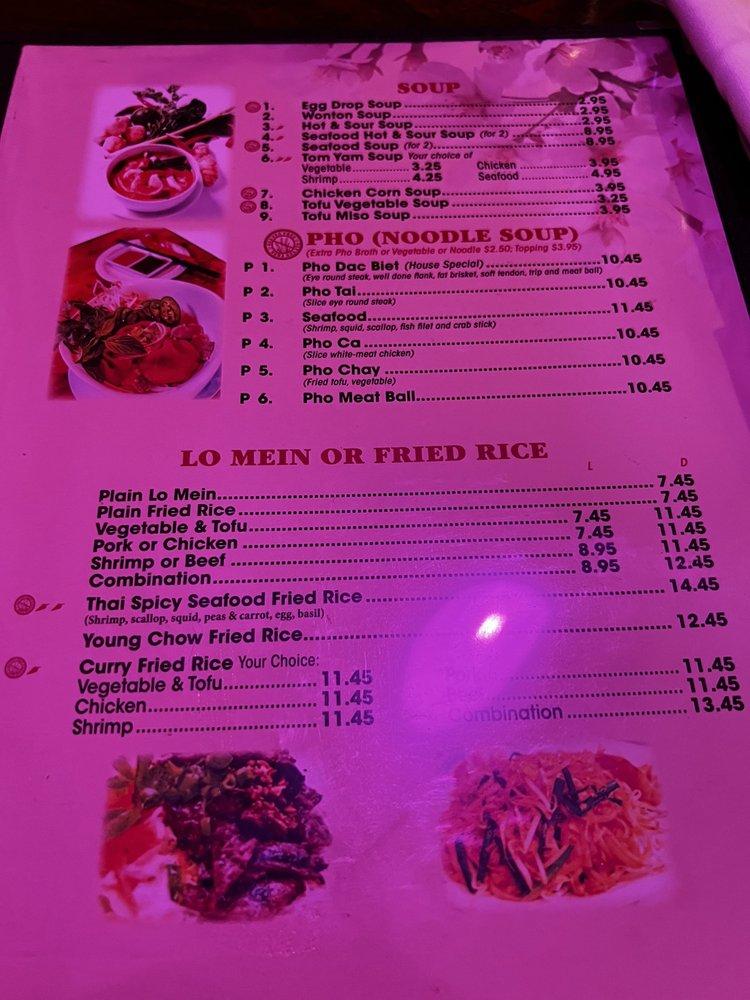 Menu at Modern Asia pub & bar, Frederick
