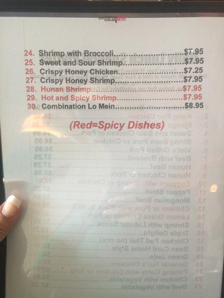 Menu at Modern Asia pub & bar, Frederick