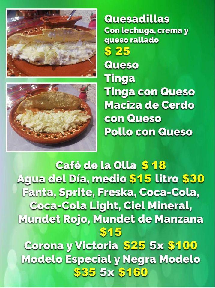 Carta del restaurante Pozole Estilo Guerrero (Pozolería Yoyis), Ciudad ...