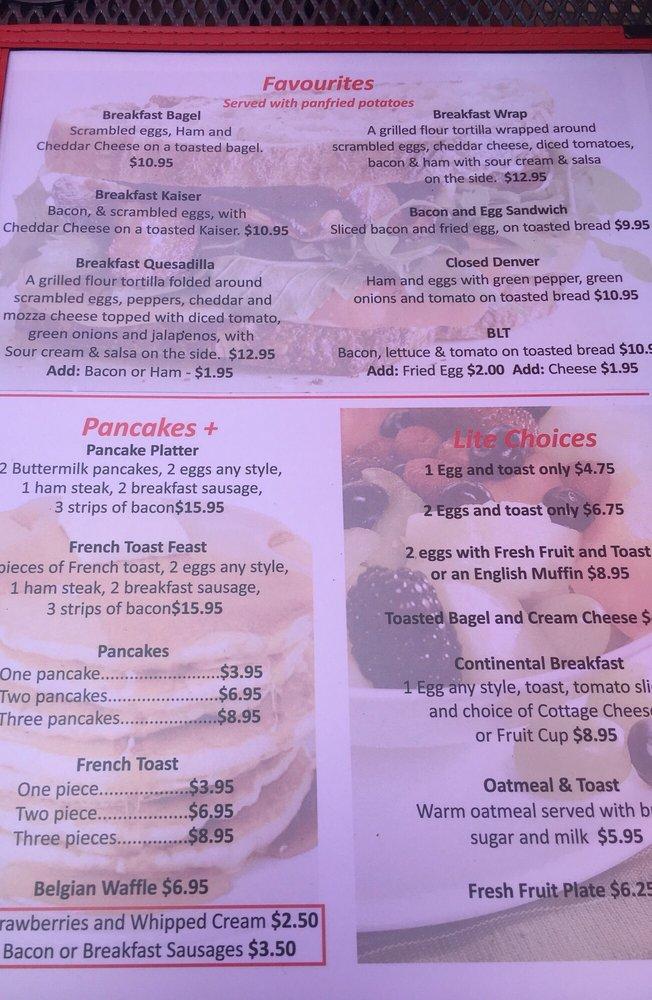 Menu at Cherry Pit Restaurant, West Kelowna, BC-97 #106