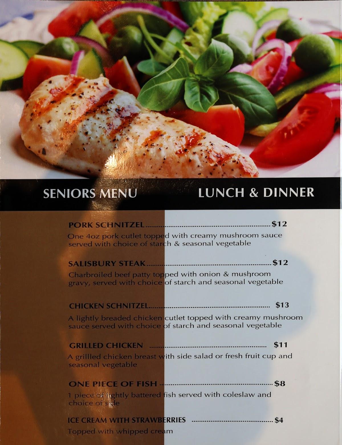 Menu at 27 Street Grille pizzeria, Vernon