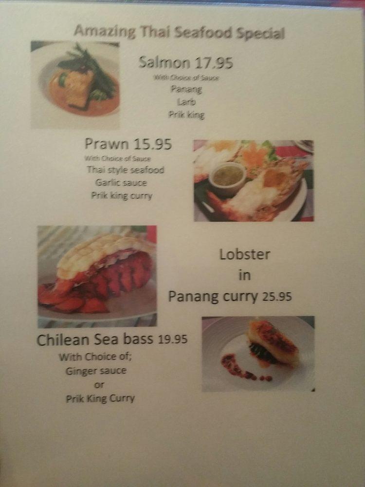 Menu at Amazing Thai restaurant, North Las Vegas, W Ann Rd #109
